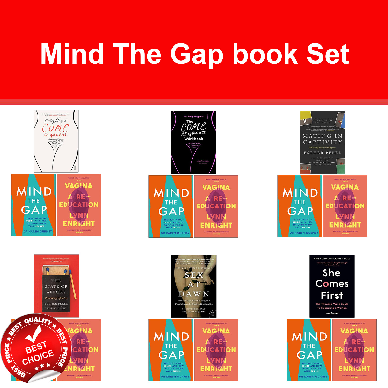 Mind The Gap Book Vagina Come As You Are She Comes First Variation