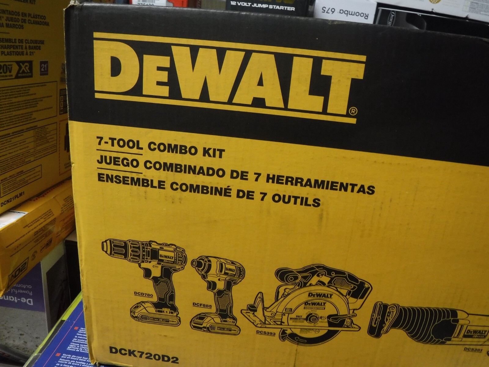 *NEW* Dewalt 20V 7-Tool Cordless Combo Kit, DCK720D2 885911495714 | eBay