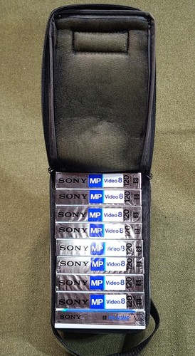 Lot Sony Metal Particle MP 8mm Video 8 Cassette Tape 8-12OMP + 1-60MP ...