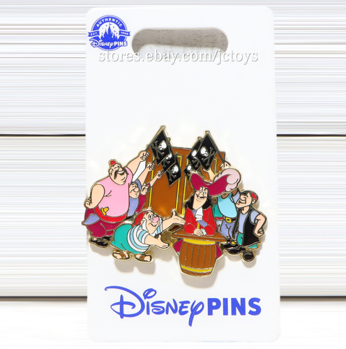 Disney Pin - Peter Pan Captain Hook, Mr. Smee and Pirates | eBay