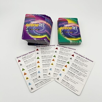 Disney Scene It DVD Game Cards 1st Edition Trivia Adult & Kids ...