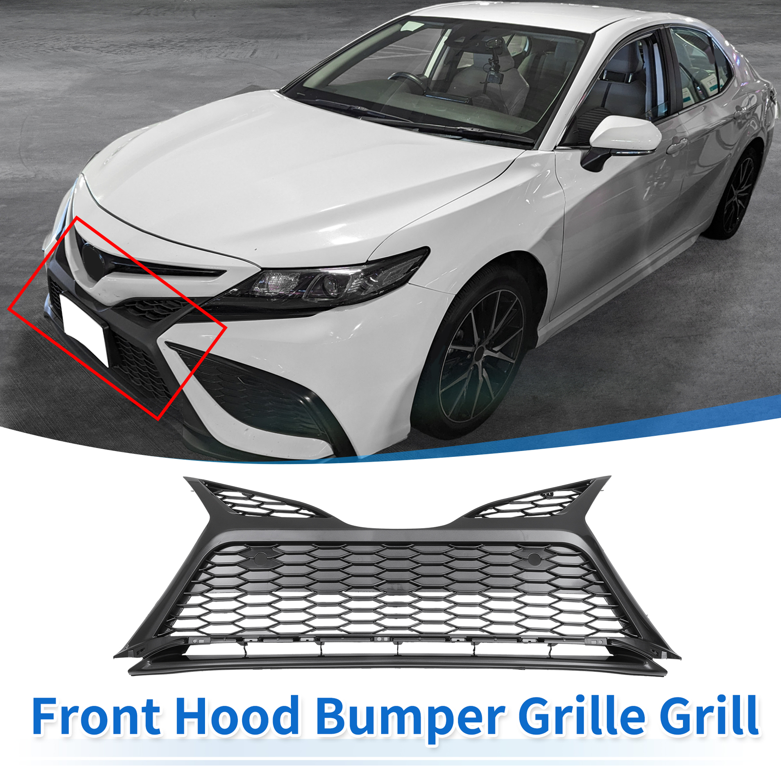 No.5310206630 Front Hood Bumper Grille Grill for Toyota Camry SE 2021 ...