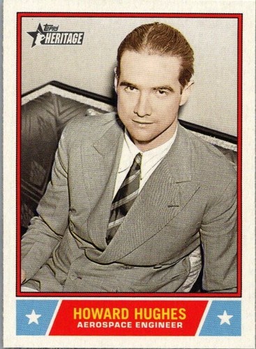 HOWARD HUGHES 2025 Topps Heritage #NS-83 NOTABLE AMERICANS INSERT | eBay
