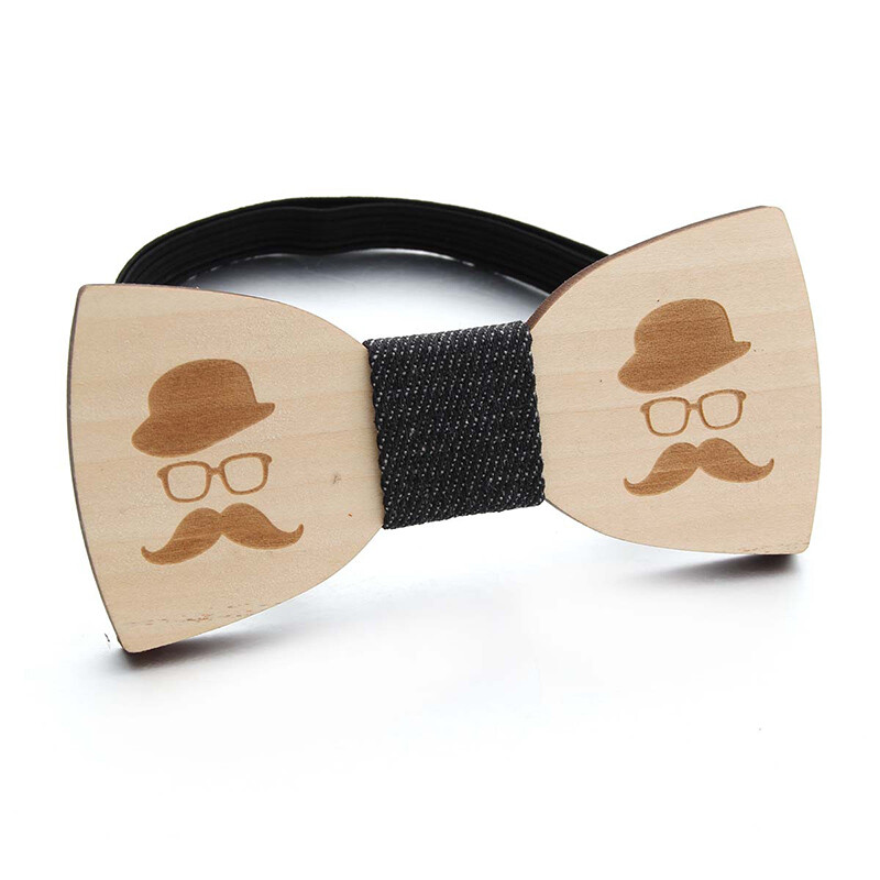 Adjustable Cork Wood Bow Ties for men Wooden Bow Tie Men's Handmade ...