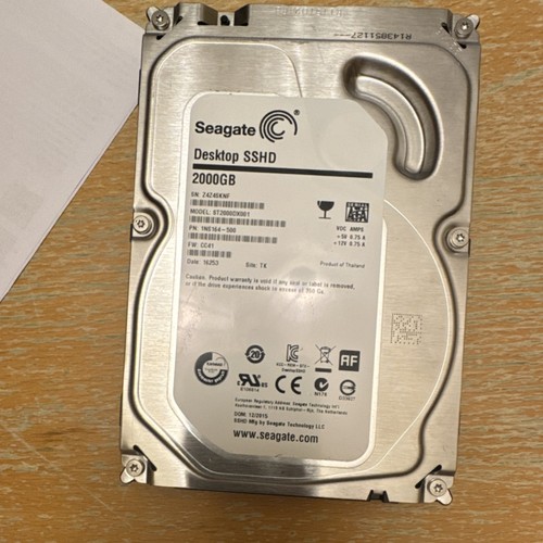 Seagate Desktop SSHD 2000GB 3.5" SATA Internal HDD ST2000DX001 | eBay
