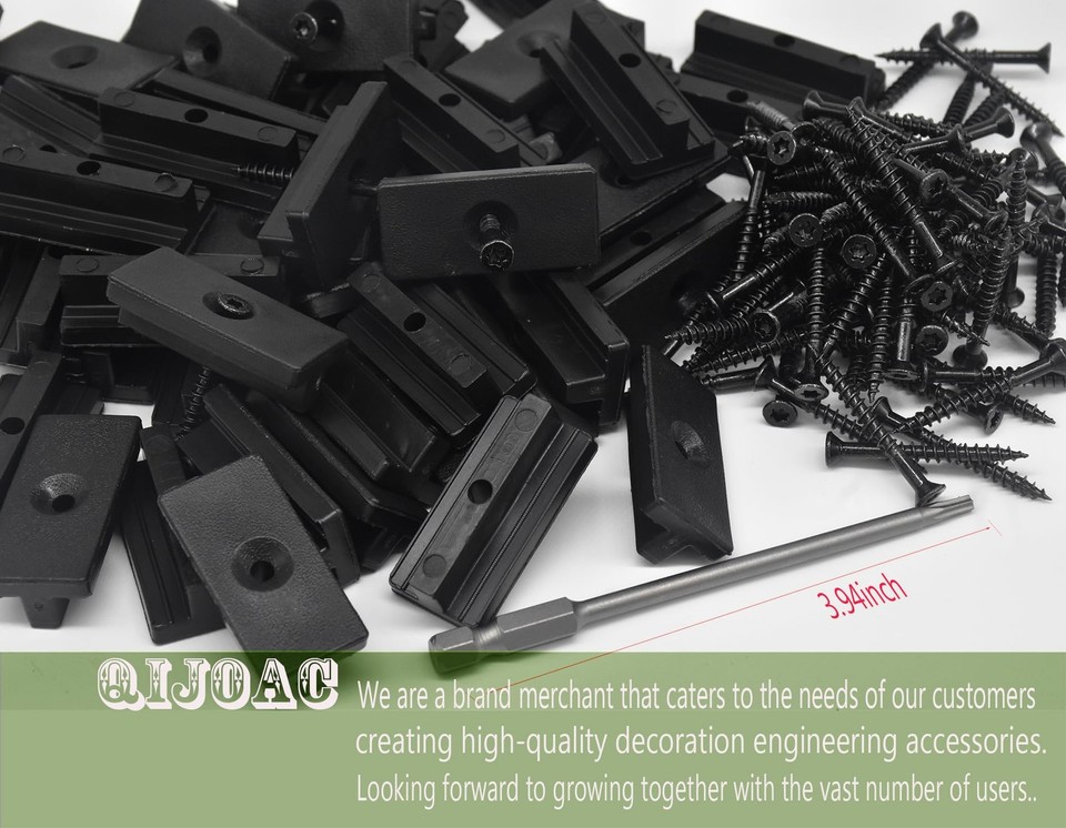 Universal Hidden Deck Fasteners - Composite Decking Clips & Plastic ...