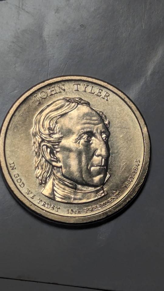 JOHN TYLER 10TH PRESIDENT 1841-1845 ONE DOLLAR COIN 2009 P | eBay