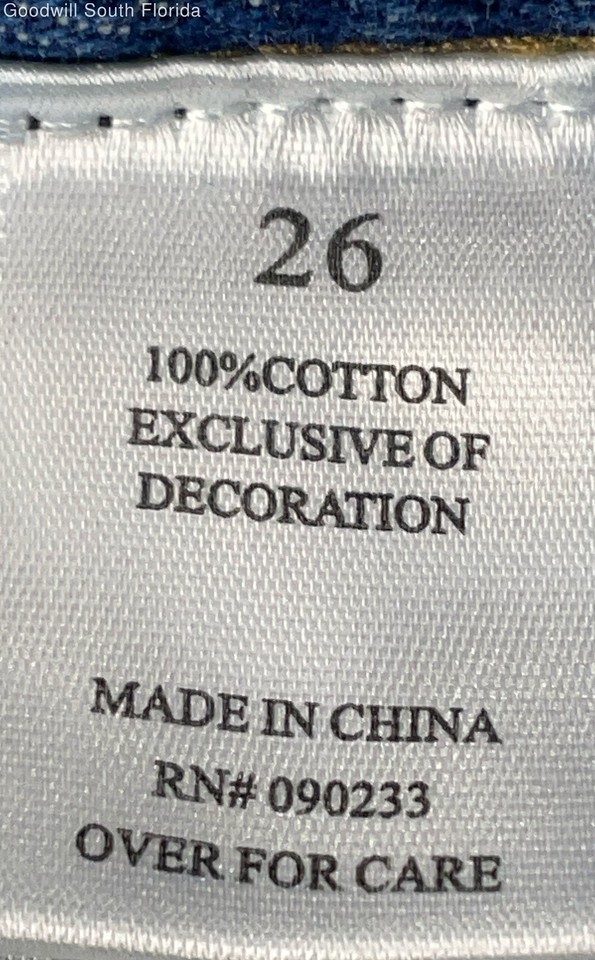 Playboy By PacSun Womens Blue Cotton Slash Pocket Straight Leg Jeans ...