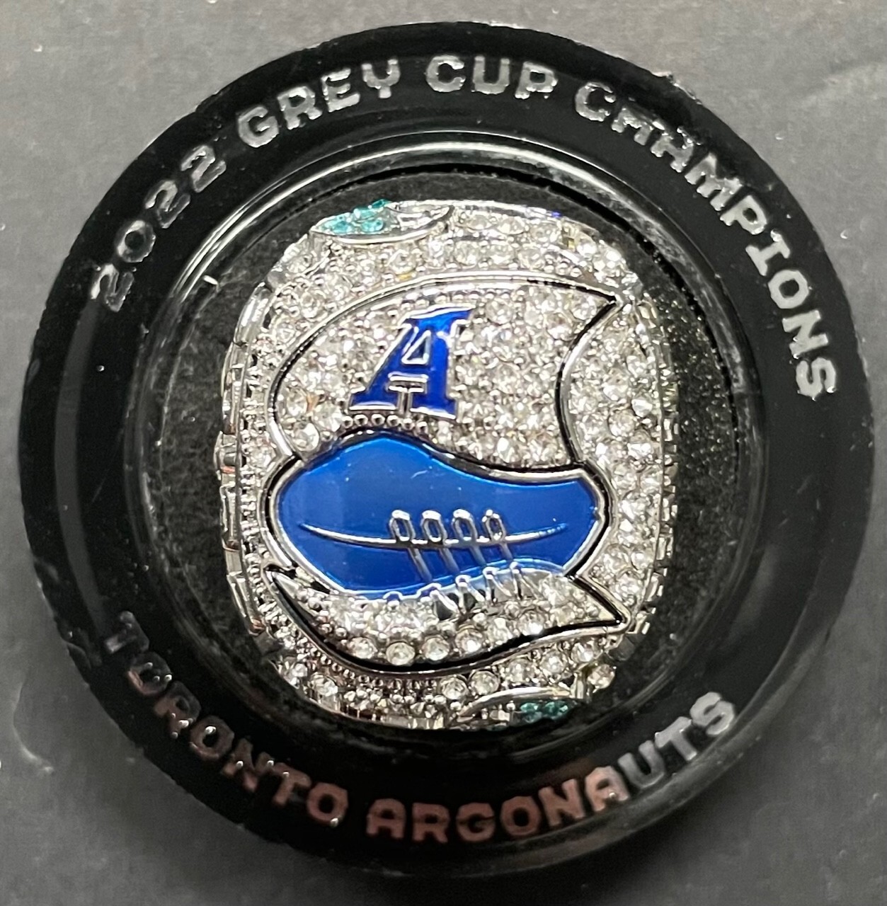 2022 Toronto Argonauts Replica Grey Cup Championship Ring Team Issued ...
