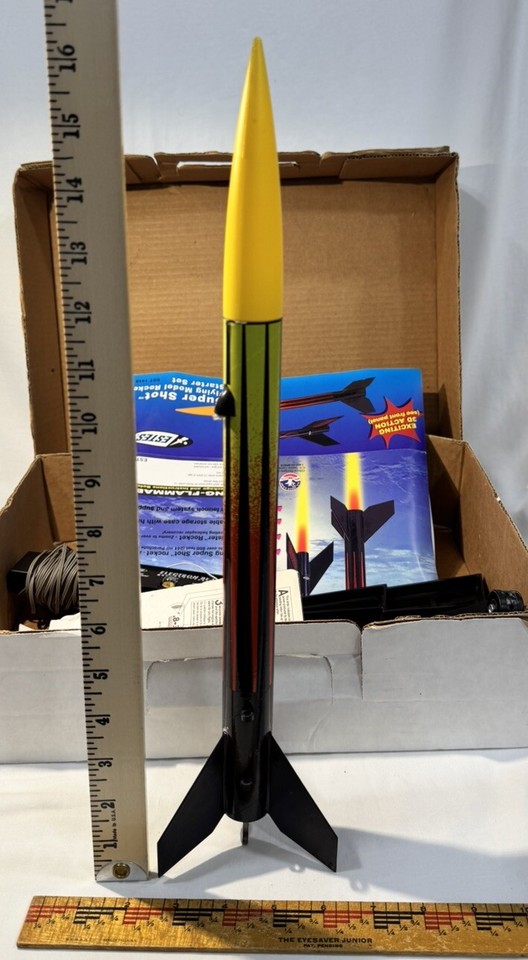 Vintage 1999 Estes Model Rocket Kit Flying Rocketry - Box ...