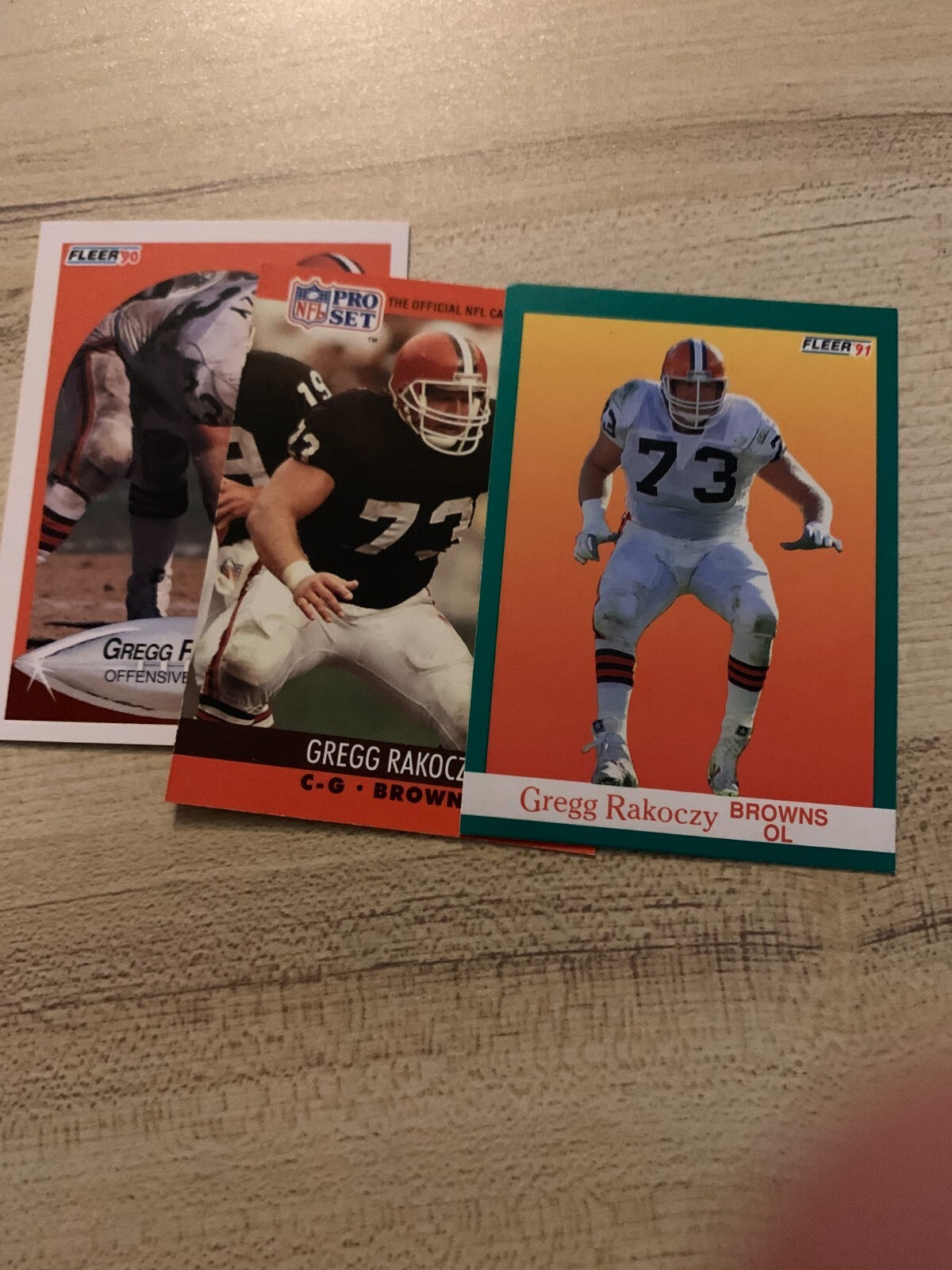 16 Gregg Rakoczy Cards Must Have Lot Cleveland Browns | eBay