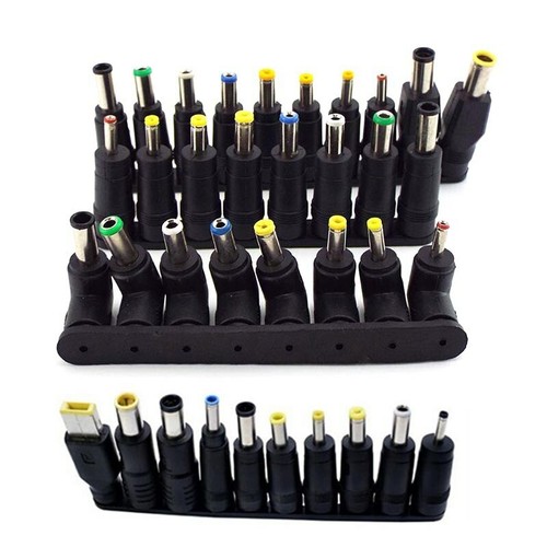 Universal AC DC Power Charger Adapter Socket Plug Connector Tips Laptop ...