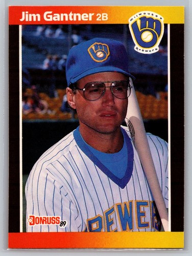 1989 Donruss Baseball #264 Jim Gantner Milwaukee Brewers | eBay