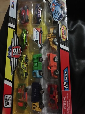 Express Wheels 12-Pack Toy Vehicles Die-cast metal and Plastic Express ...