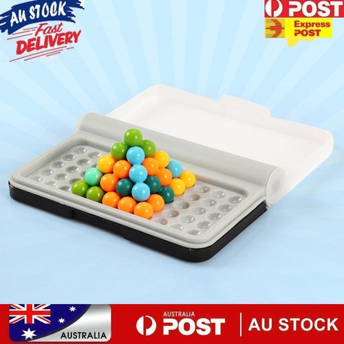 Pyramid Beads Plate Game 120 Levels Smart Pyramid Magic Beads for Kids ...