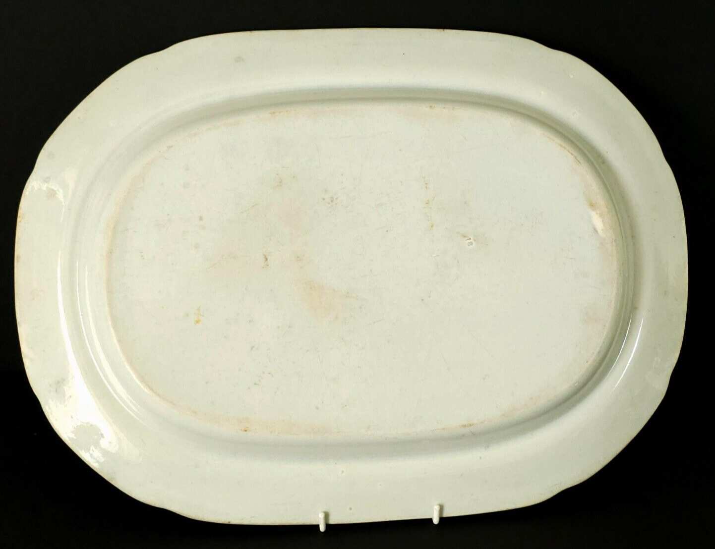 Antique STAFFORDSHIRE PEARLWARE PLATTER, Chinese Flowering Pot Pattern ...