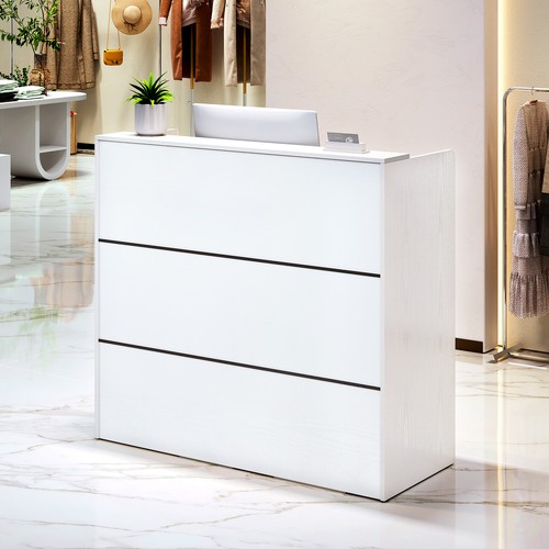 48 in Office Reception Desk Counter Salon Front Desk Retail Checkout ...