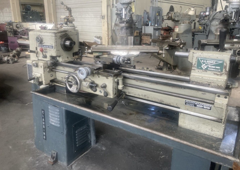 Clausing 12” X 36” Lathe Model: 5914 W/ Taper Attachment & Tooling 220V ...