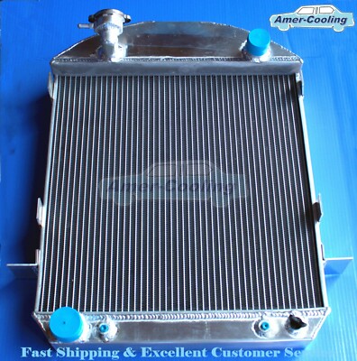 3Row Aluminum Radiator For 1924 - 1927 Ford Model T Bucket Ford Engine ...