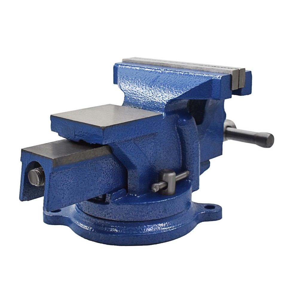 6" Mechanic Bench Vise Table Top Clamp Press Locking Swivel Base Heavy ...