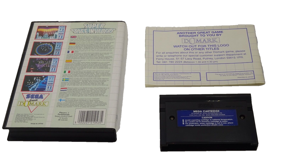 Super Space Invaders Sega Master System Game Complete - VGC - PAL | eBay UK