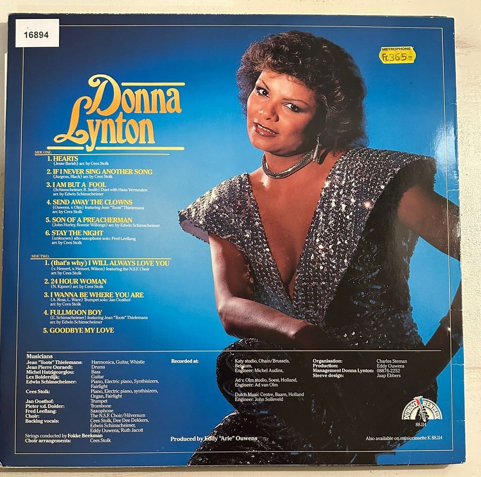 DONNA LYNTON – DONNA LYNTON - VINYL LP BLACK - VG+ - A3 | eBay