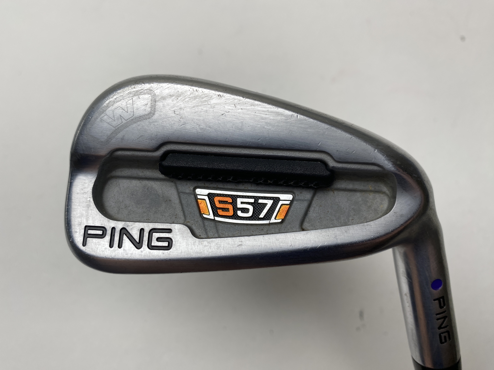 Ping S57 Single 7 Iron Purple Dot 1.5* Flat AWT Regular Steel Mens RH ...