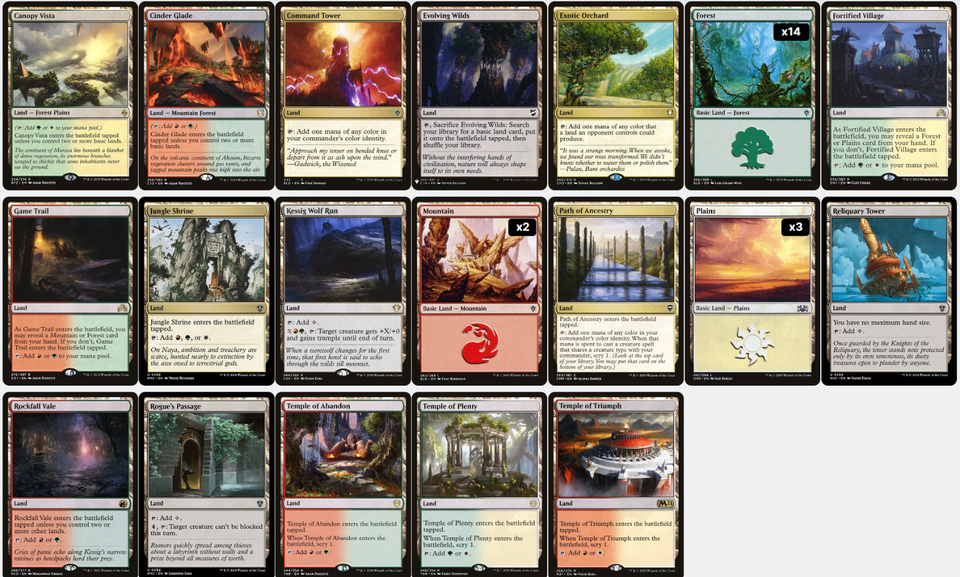 Voja, Jaws of the Conclave ELVES AND WOLVES Magic MTG Custom Commander ...