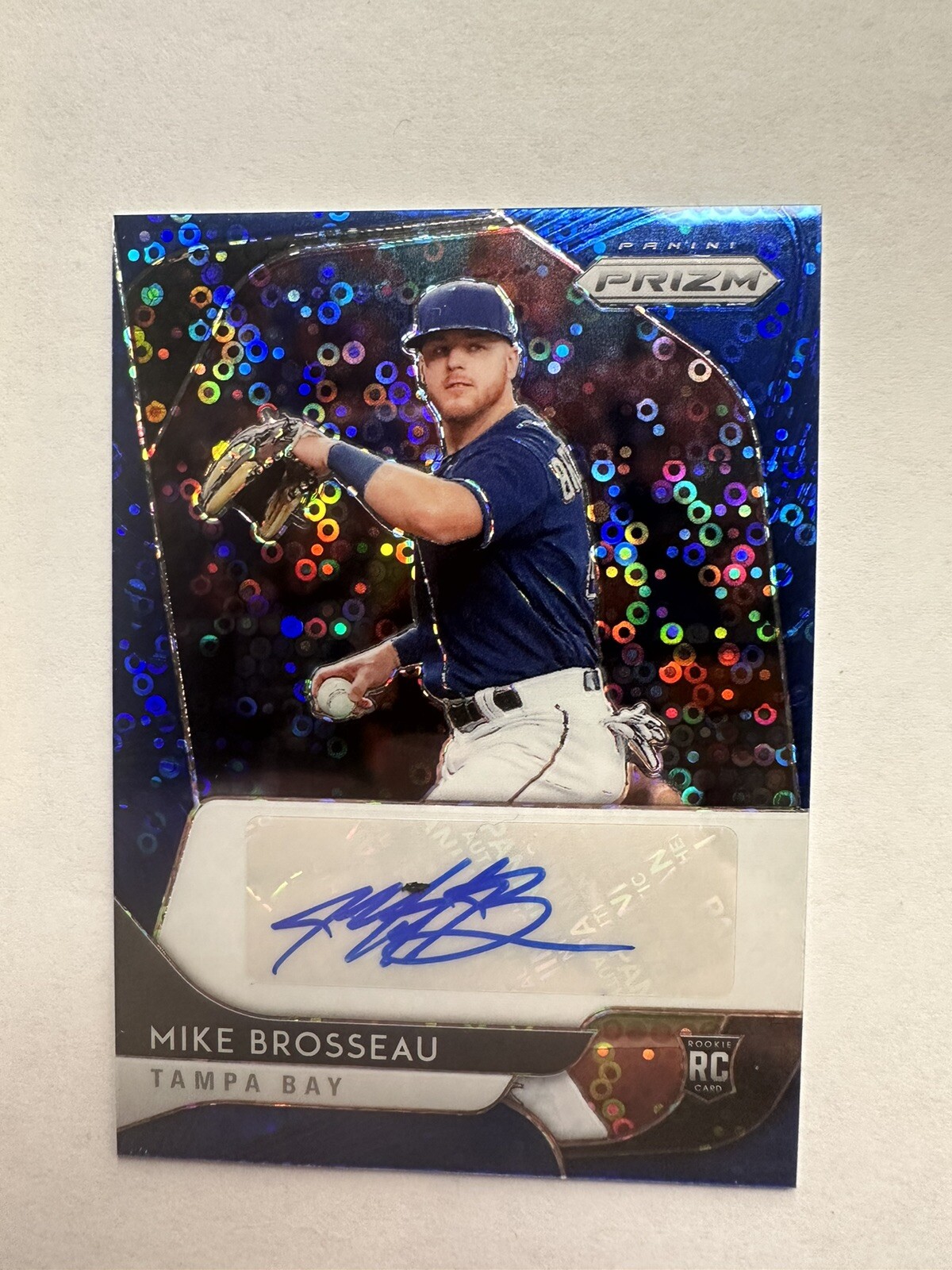 2020 Panini Prizm - Rookie Autographs Quick Pitch Blue Donut Circle ...