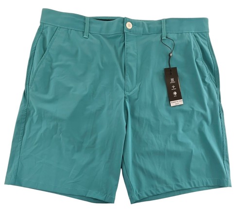 Kenneth Cole Golf Shorts Lightweight Nylon Stretch UPF 50+ Teal Size 40 ...