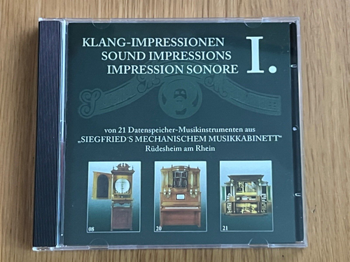 KLANG-IMPRESSIONEN • Sound Impressions • Impression Sonore - CD Album ...