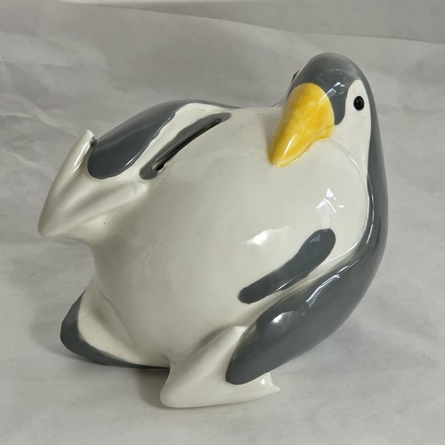 Vtg Fitz and Floyd Penguin Bank – Ceramic Coin Holder – FF Japan – 6.5 ...