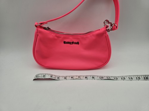 Pre-owned Teddy Fresh OH, YOU FANCY BAG Shoulder Purse Nylon HOT pink ...