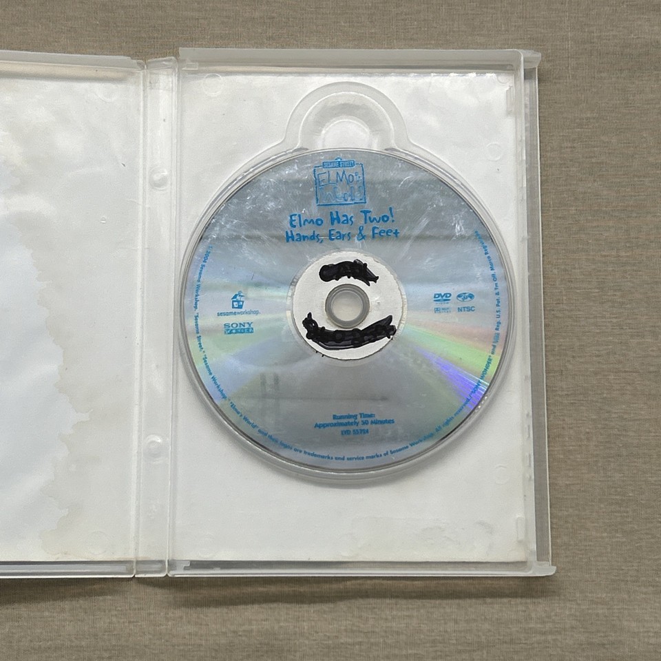 Elmo's World: Elmo Has Two Hands Ears Feet (DVD 2004 3 Eps) Sesame ...