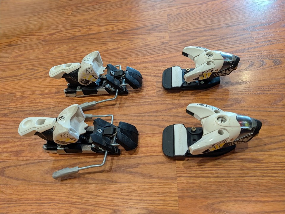 Salomon STH 14 Ski Bindings - White/Black | eBay
