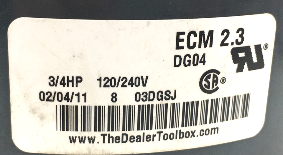 Genteq ECM2.3 DG04 Module only for 46132-053 5SME39SL0674 230V CCWLE ...