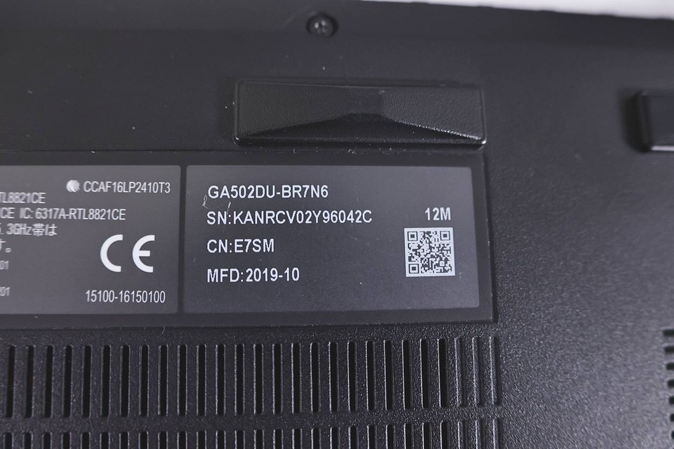 ASUS ROG ZEPHYRUS G15 GA502D | AMD RYZEN 7 3750H | 512GB | 16GB RAM ...