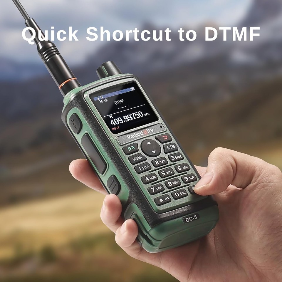 Digital Handheld Radio Scanner Fire Police VHF FM EMS Ham 2 Way ...