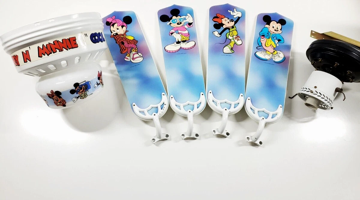 Mickey And Minnie Mouse Ceiling Fan | Shelly Lighting