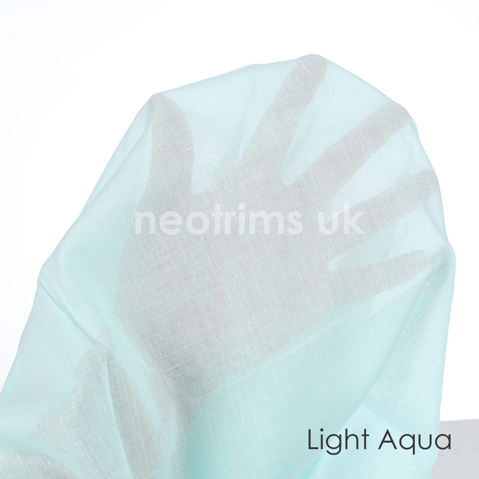 Cotton Voile Lawn Fabric Sheer Gauze Natural Muslin Curtain Wedding ...