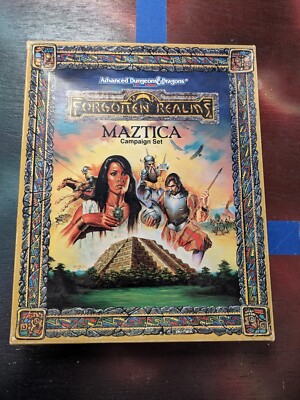 Maztica Campaign Set 1066 Forgotten Realms TSR AD&D complete | eBay