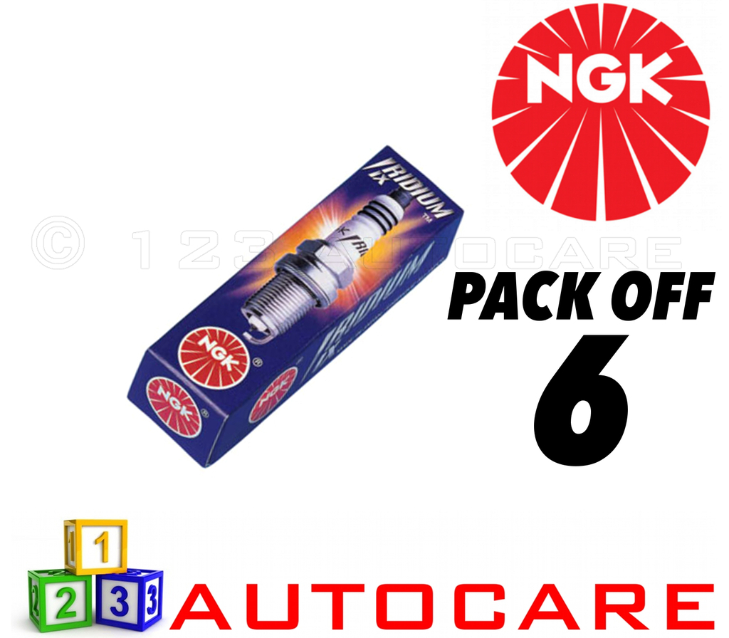 NGK IRIDIUM IX Range Spark Plug set - 6 Pack - Part Number: TR7IX No ...