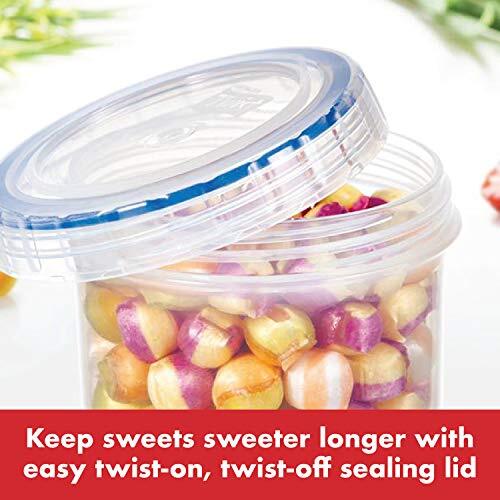Easy Essentials Twist Food Storage Lids/airtight Containers Bpa Free ...