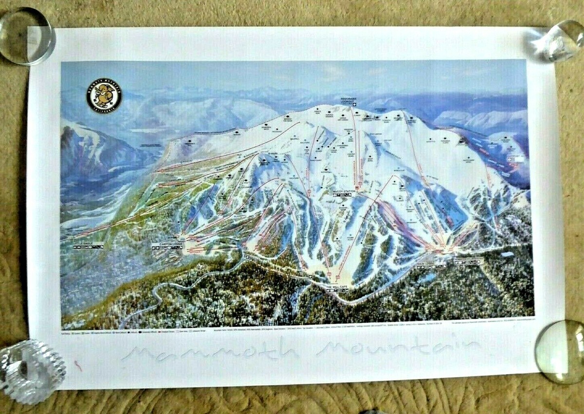 California Skiing Map