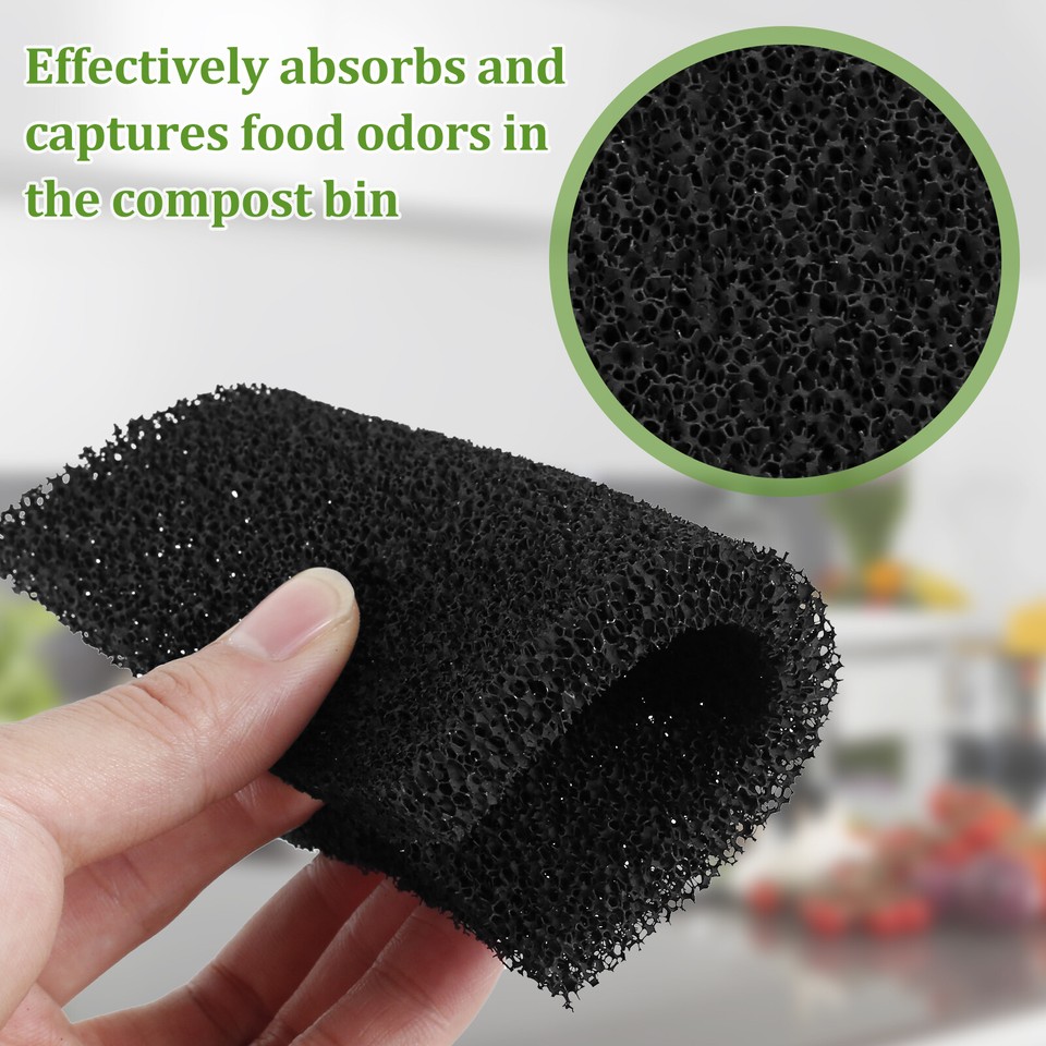 Compost Filters For Countertop Bin 12Pack Charcoal Filters For Compost ...