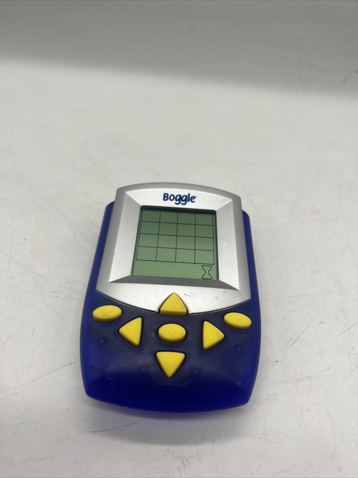 2002 Blue BOGGLE Handheld Electronic Game by Hasbro Tested & Works. B ...