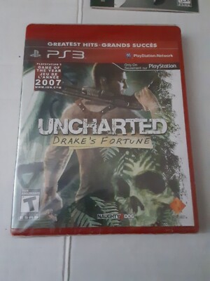 Uncharted: Drake's Fortune PS3 NEW Sony PlayStation 3 2007 711719810322 ...