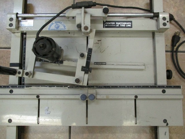 SCOTT Sm-500 Engraving Machine Engraver T59337 for sale online | eBay