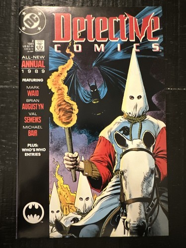 Detective Comics Annual #2 DC Comics Batman vs Klan Copper Age 1989 VF ...
