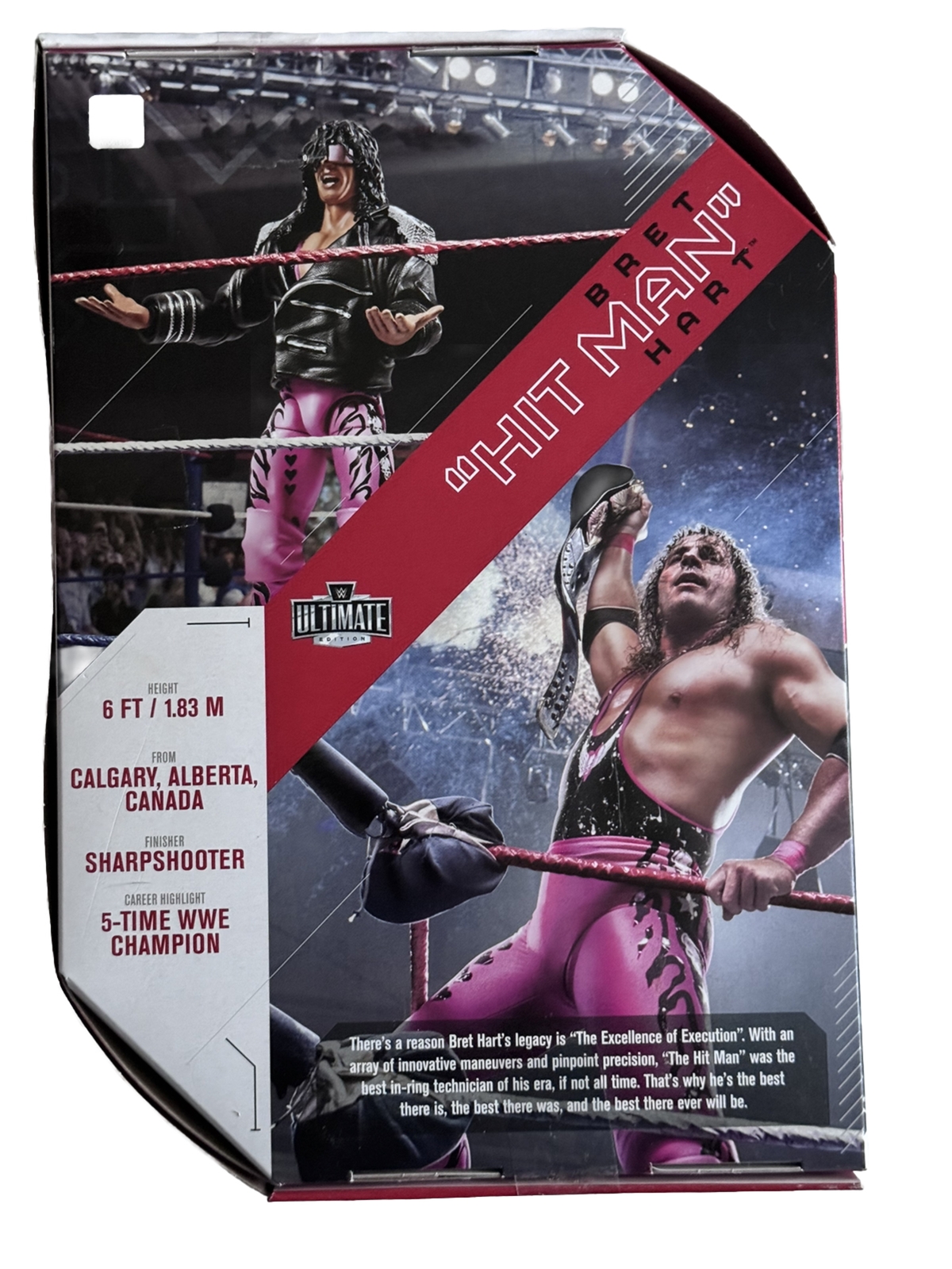 Mattel WWE Ultimate Edition Bret "Hit Man" Hart Action Figure (GYC22 ...